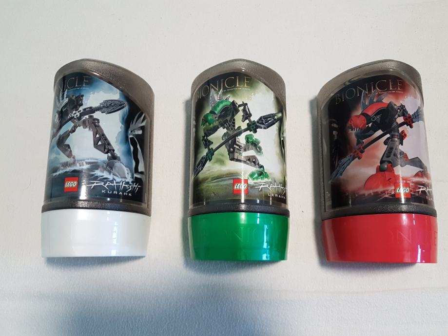 LEGO Bionicle Rahkshi Kaita Za 8588+8589+8592 Kurahk+Lerahk+Turahk