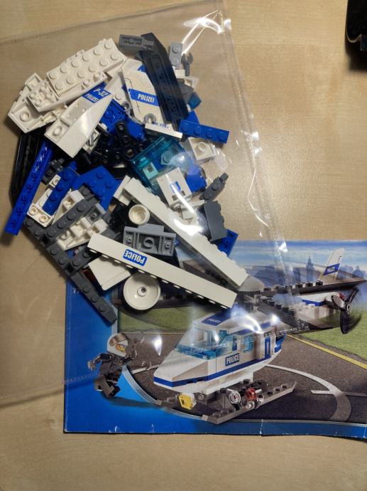 Lego City policijski helikopter set 7741