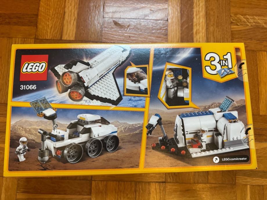 LEGO Creato 3-1 31066 Space Shuttle Explorer - NOVO