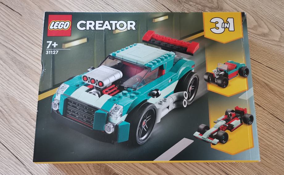 LEGO CREATOR 3 in 1 komplet 31127 (avtomobil, formula)