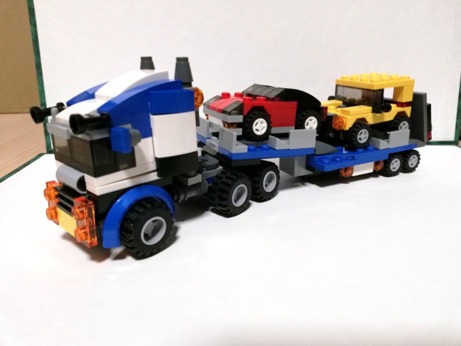 LEGO Creator 3v1, 31033, Tovornjak za transport avtomobilov