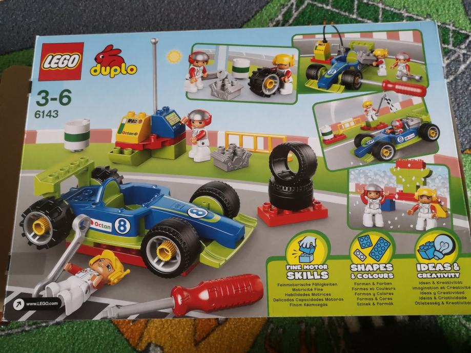 Lego Duplo 6143 Tekmovalna ekipa (formula)