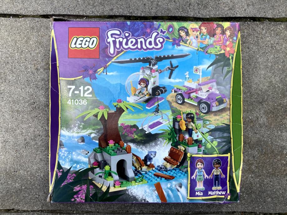 LEGO Friends komplet Jungle Bridge Rescue, št. 41036