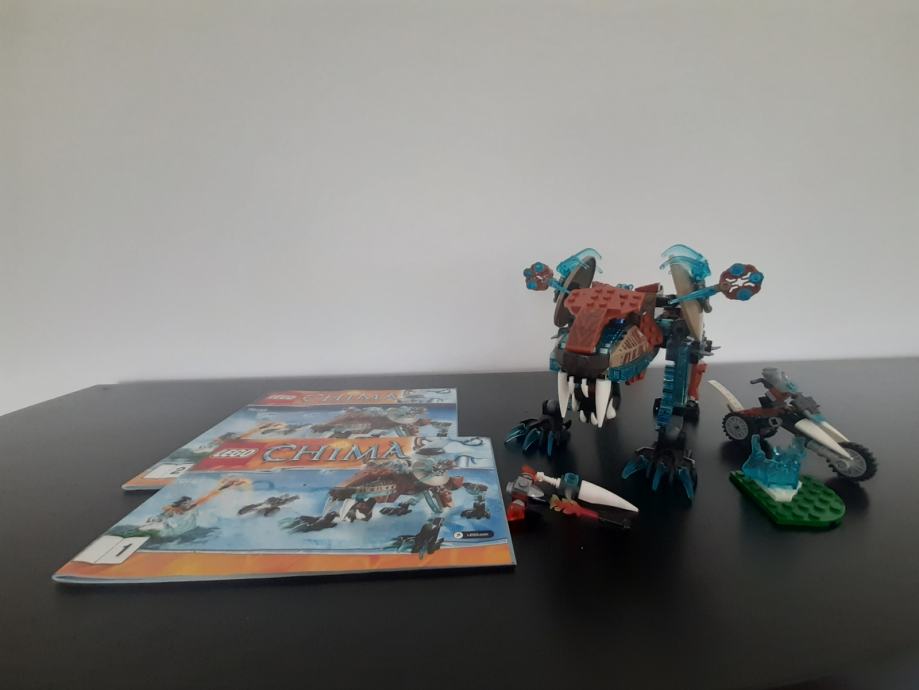 Lego kocke Chima 70143 Sir Fangars Saber Tooth Walker