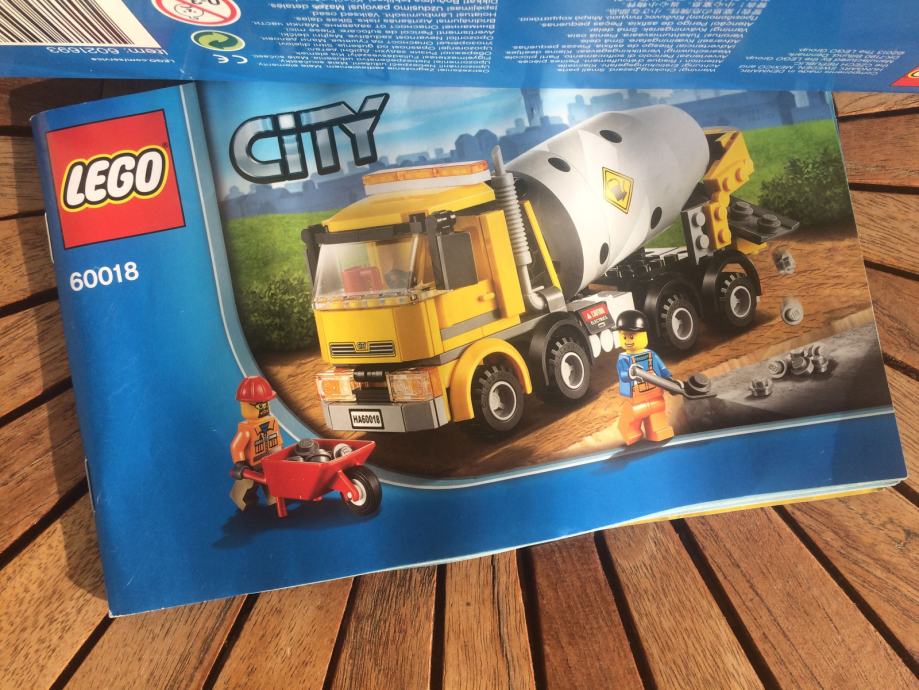 Lego kocke City 60018 (Mešalec betona)