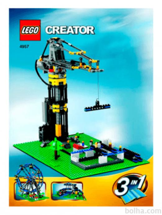 LEGO kocke creator 4957 - vrtljivo kolo in druge možnosti