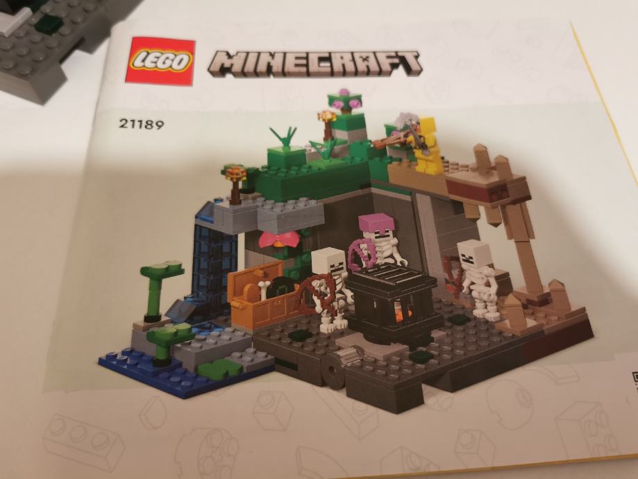 Lego kocke Minecraft Okostnjaška ječa