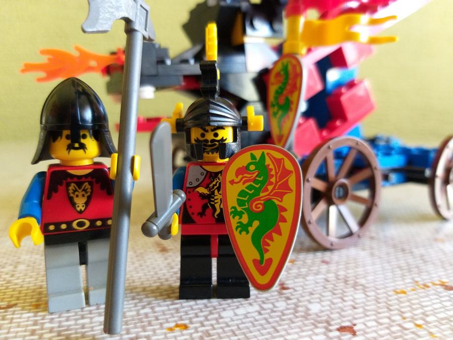 Lego kocke, set 6043 - Dragon Defender, tematika vitezi, letnik 1993