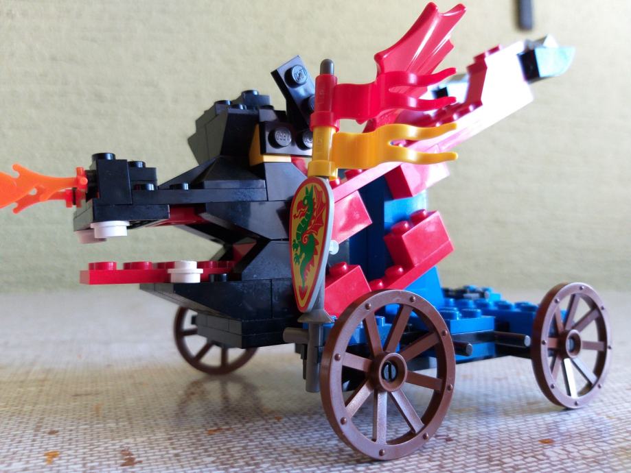 Lego kocke, set 6043 - Dragon Defender, tematika vitezi, letnik 1993