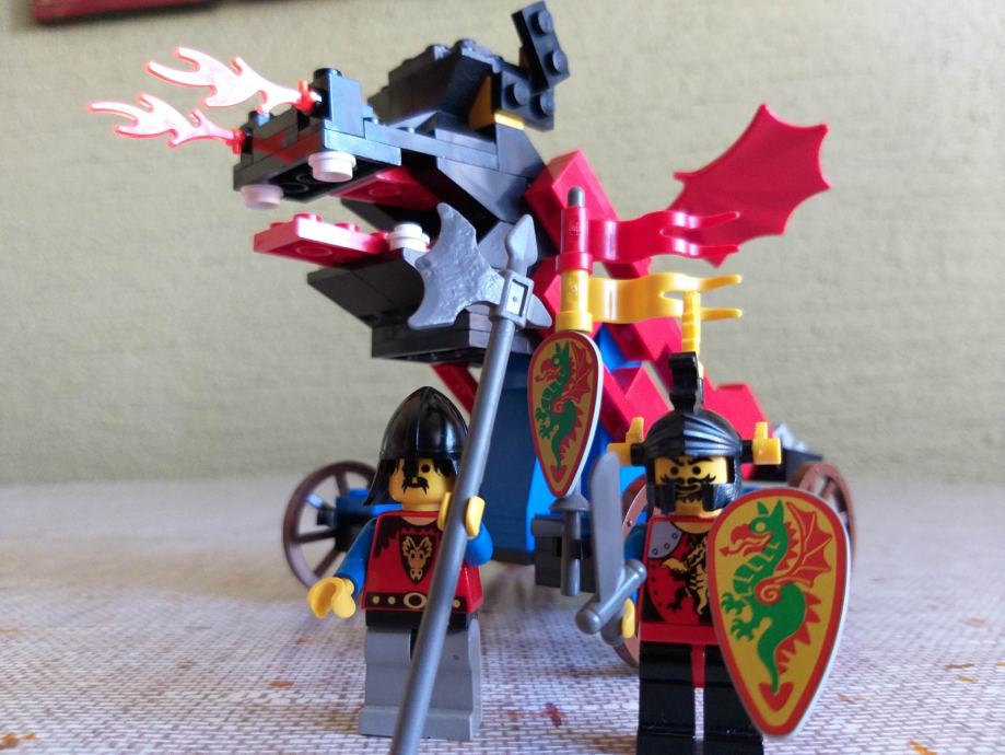 Lego kocke, set 6043 - Dragon Defender, tematika vitezi, letnik 1993