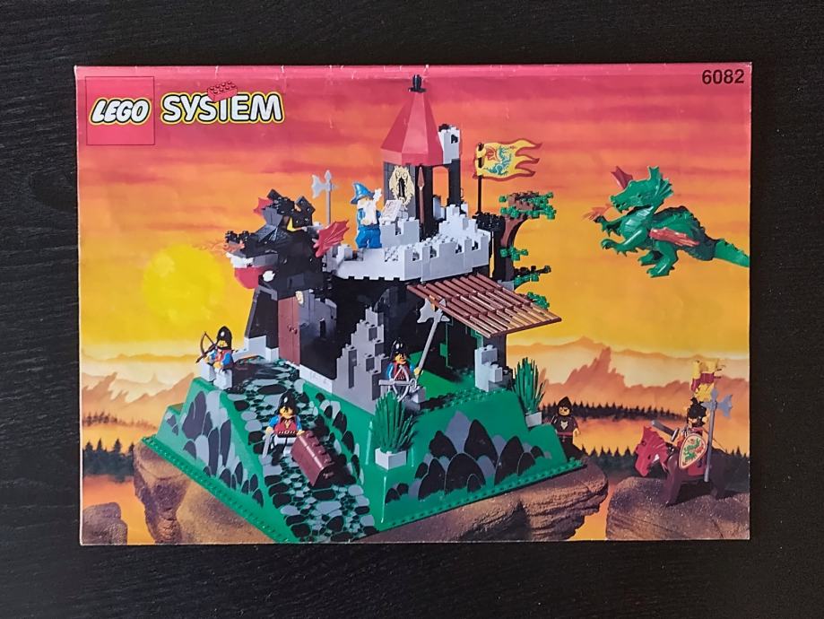 Lego kocke, set 6082 - Fire Breathing Fortress, vitezi, letnik 1993