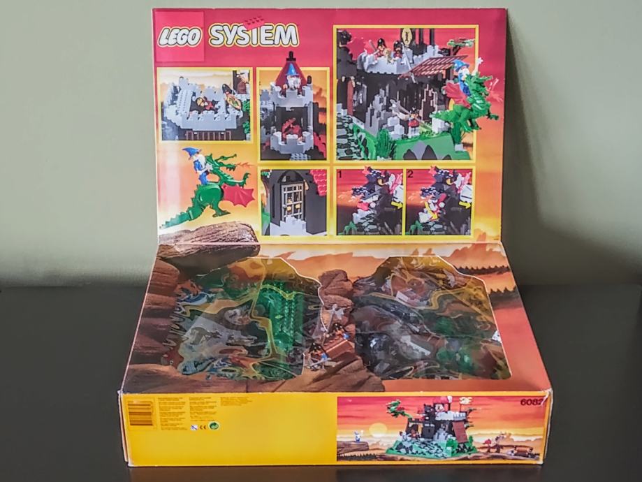 Lego kocke, set 6082 - Fire Breathing Fortress, vitezi, letnik 1993