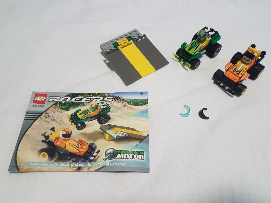 LEGO Racers 4594 Maverick Sprinter & Hot Arrow 2002