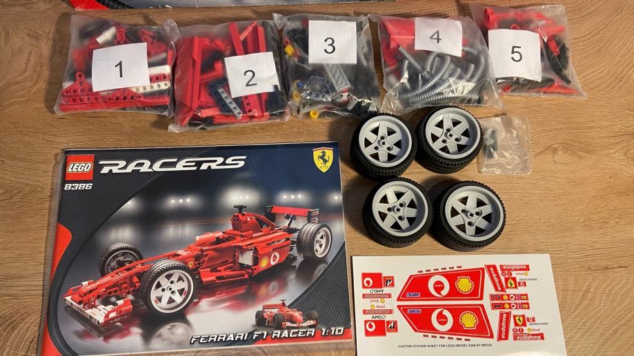 LEGO Racers 8386 Ferrari F1 Racer 1:10