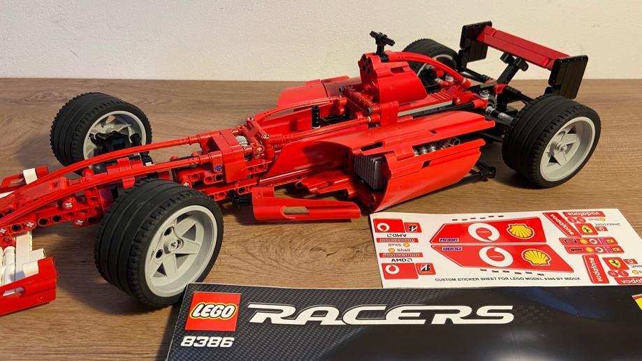 LEGO Racers 8386 Ferrari F1 Racer 1:10