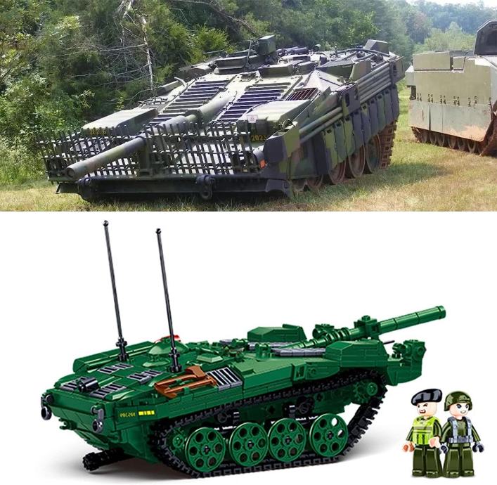 LEGO Tank STRV 103 (692 kock) NOVO Lego kompatibilne kocke
