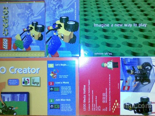 Lego tricikel 2584 + PC igrica lego creator, 5521 + marsovec