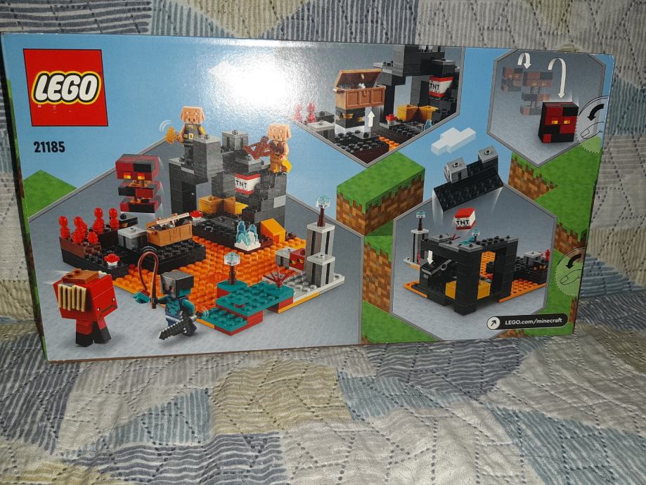 Prodam LEGO MINECRAFT 21185 set The Nether Bastion