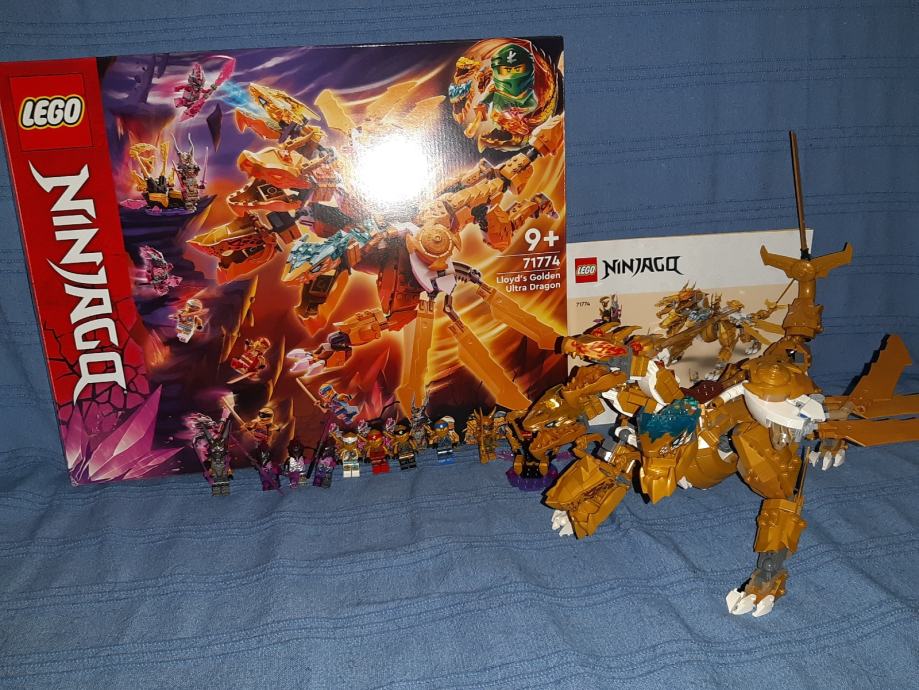 Prodam LEGO NINJAGO 71774 Loyds Golden Ultra Dragon