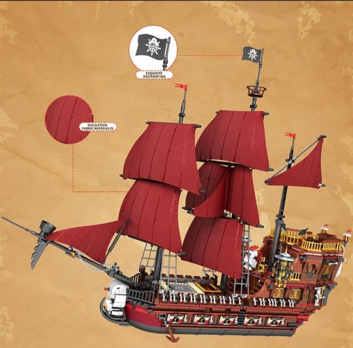 ReoBrix 66010 Pirate Revenge Ship