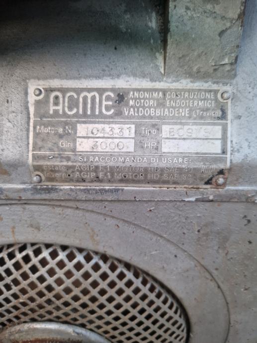 Bcs 110cm, acme motor