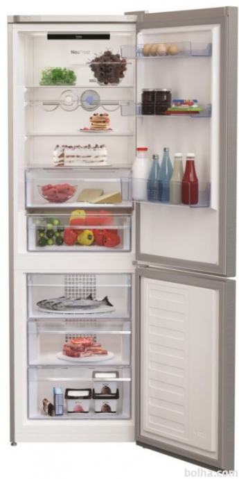 BEKO RCNA366E40XB prostostoječi hladilnik z zamrzovalnikom spodaj