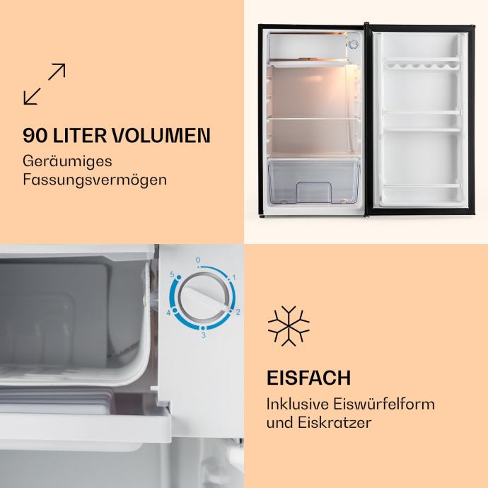 Klarstein Alleinversorger Hladilnik 90l, Razred A +, 2 nadstropni zamr