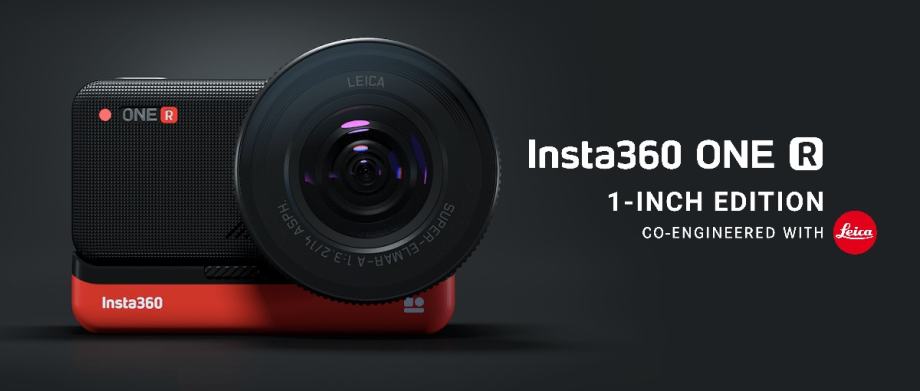 Akcijska kamera Insta 360 one r (1 inch Lieca)