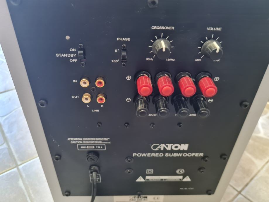 CANTON 5.1, CD100, CD50, CD10, subwoofer ASD-220SC , TOP