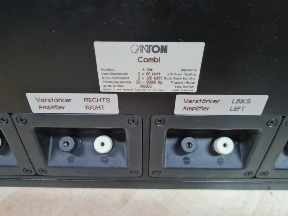 CANTON COMBI, 2.1 sistem zvočnikov, subwoofer