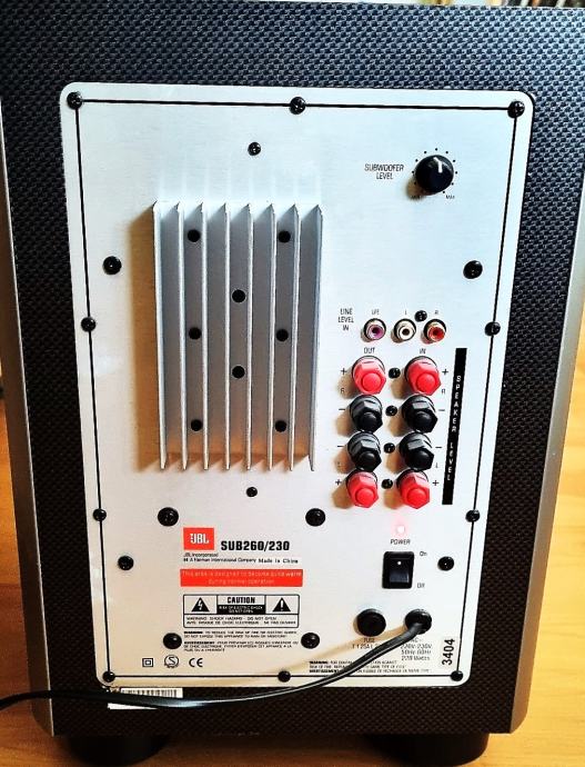 Hišni kino JBL SCS260SAT + SUB260-230