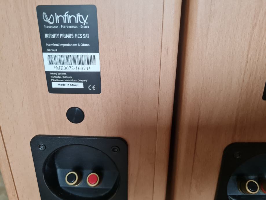 INFINITY PRIMUS HCS 5.1 komplet zvočnikov