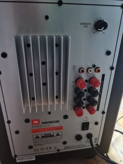 JBL SCS 200.5/230, 5.1 komplet zvočnikov, subwoofer