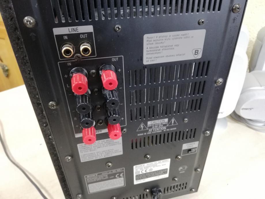 SONY PASCAL SS-MS7 SA-WMS7, 5.1 komplet zvočnikov, subwoofer
