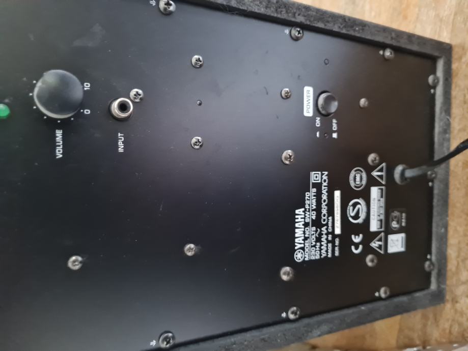 YAMAHA NS-P270, 5.1 zvočniki, subwoofer
