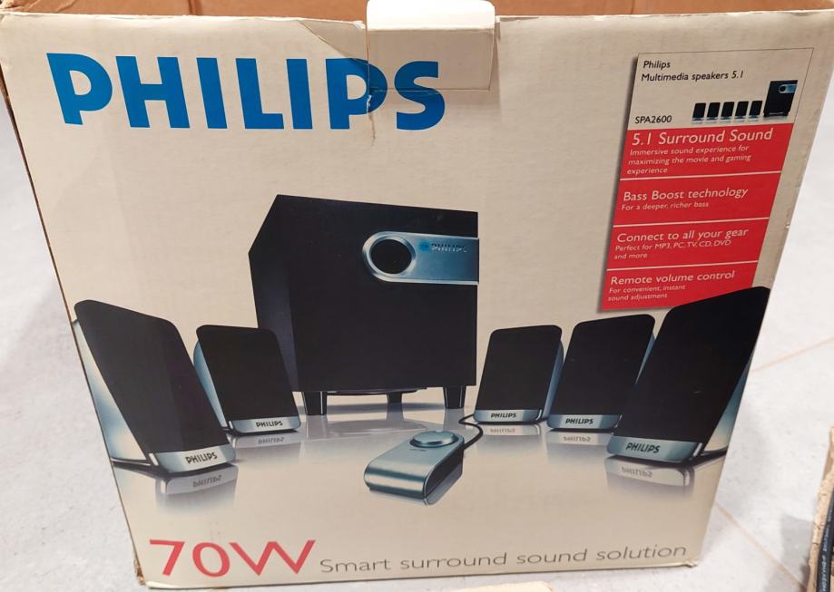 Zvočniki Philips 5.1 SPA2600 70W