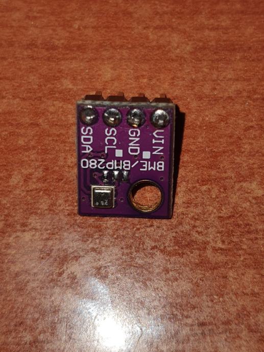 I2C BME280 - Senzor za temparaturo, vlago in pritisk Arduino Esp