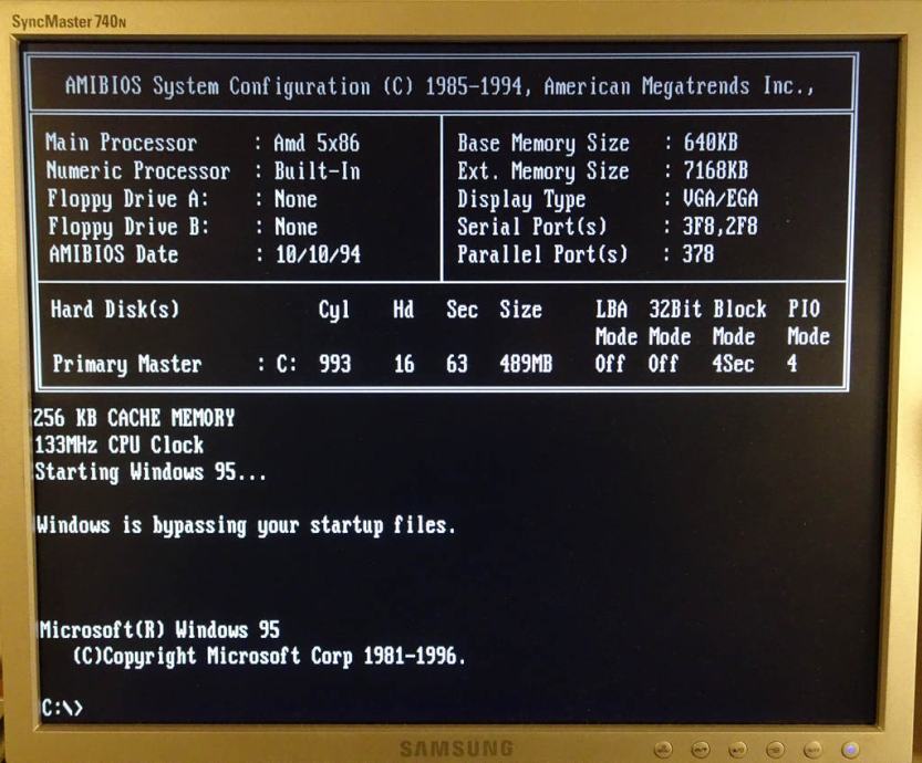 256KB cache modul za 486 Elpina PcChips M919 VIP matično ploščo