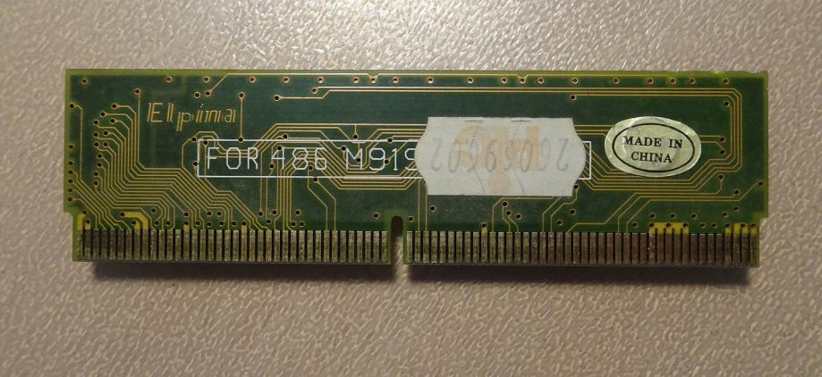 256KB cache modul za 486 Elpina PcChips M919 VIP matično ploščo