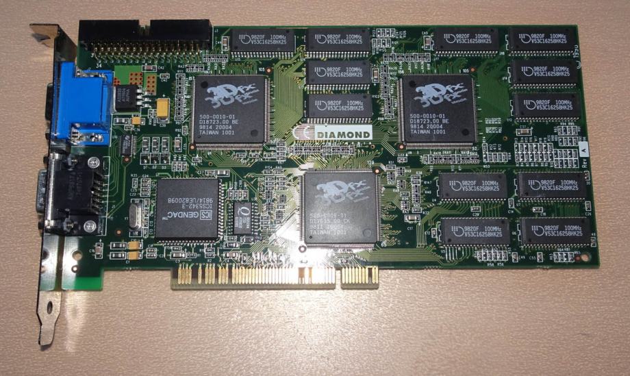 3dfx Voodoo 2 12MB Diamond Monster 3D II retro