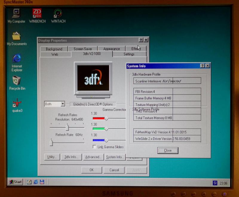 3dfx Voodoo 2 12MB Diamond Monster 3D II z VGA kablom