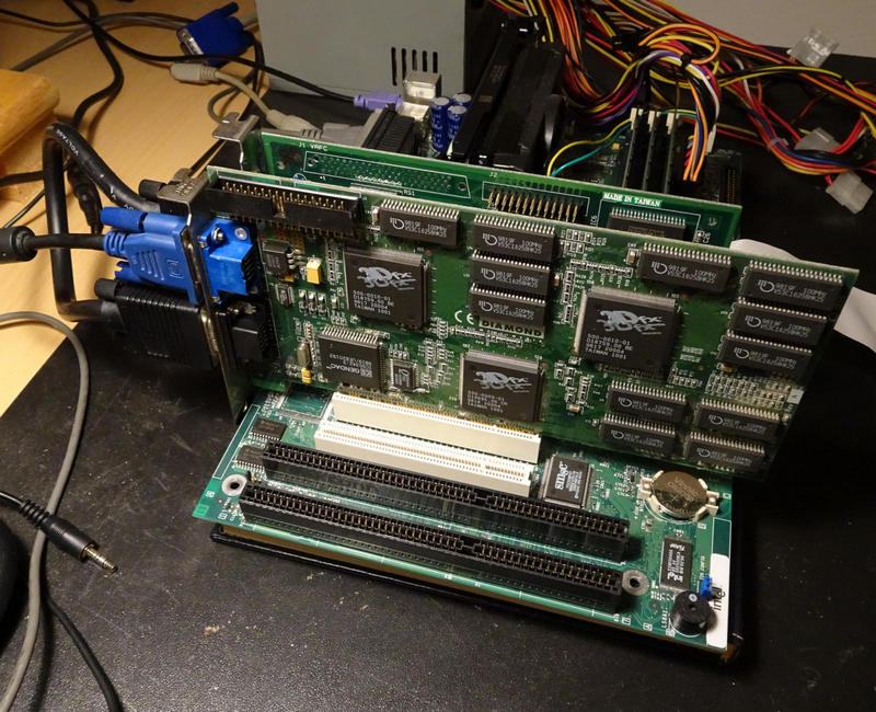 3dfx Voodoo 2 12MB Diamond Monster 3D II z VGA kablom