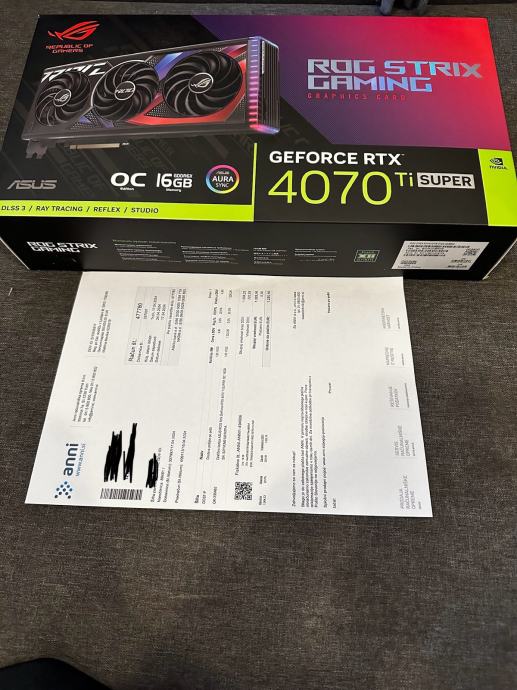 Asus rog Strix gaming RTX 4070Ti 16GB