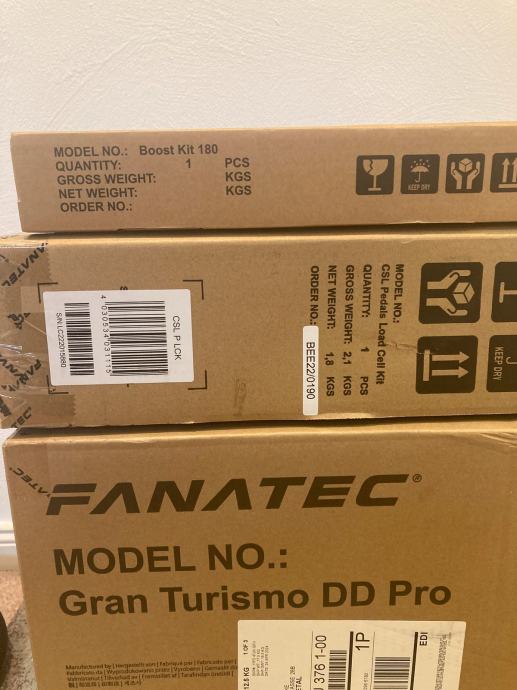 Fanatec Gran Turismo DD Pro (8Nm) + komplet obremenitvenih celic CSL