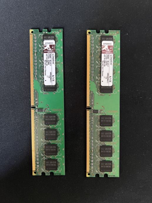 Kingston 512MB 533MHz DDR2 RAM (2 komada)