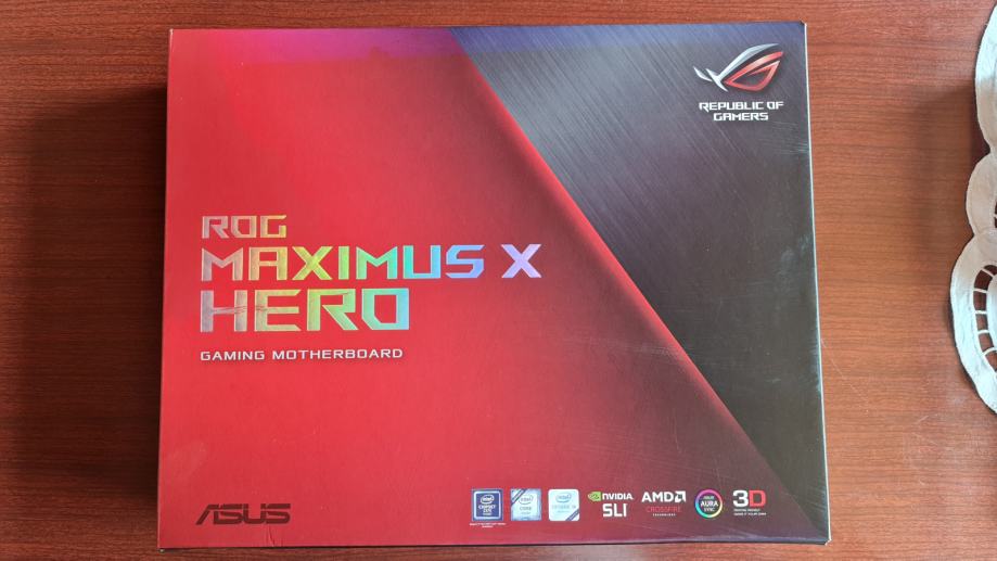Matična plošča ASUS Maximus X Hero + procesor i7 8700K + 32GB RAM