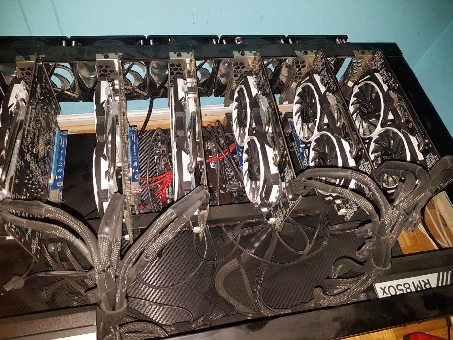 Mining rig MSI RX 580
