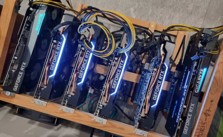 Mining rig Nvidia RTX 2060 3070 250 MHs Ethereum
