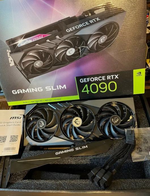 MSI GeForce RTX 4090 GAMING SLIM 24GB Graphics Card