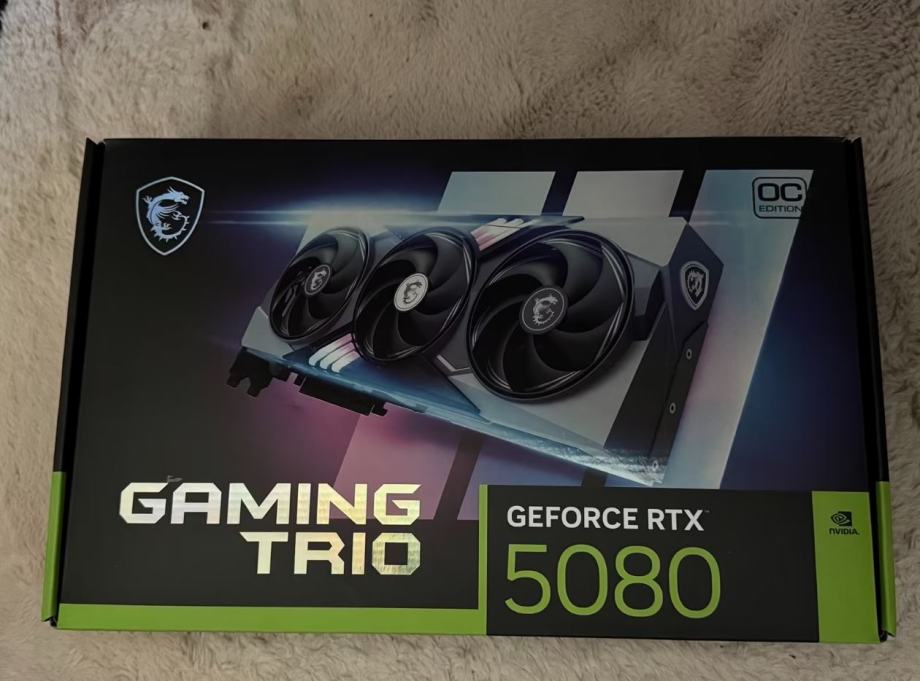 MSI RTX 5080 Gaming X Trio OC